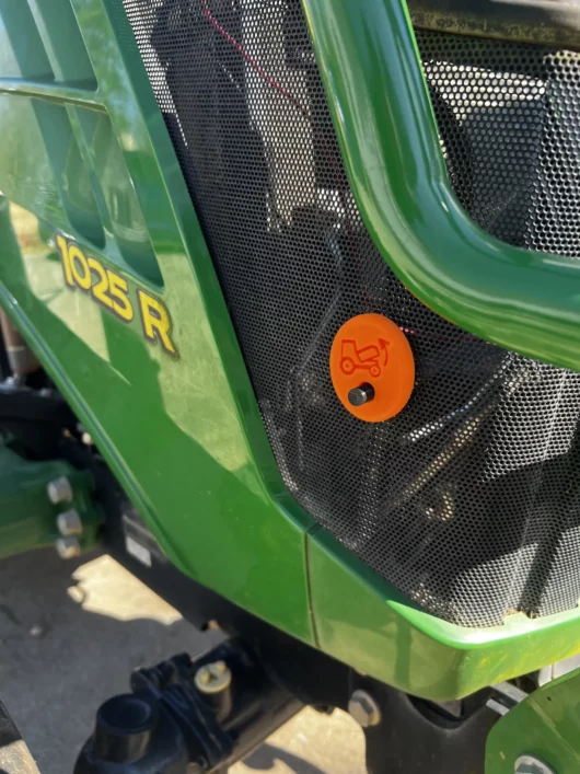 Hood Release for John Deere compact tractors 3DFusionLabs